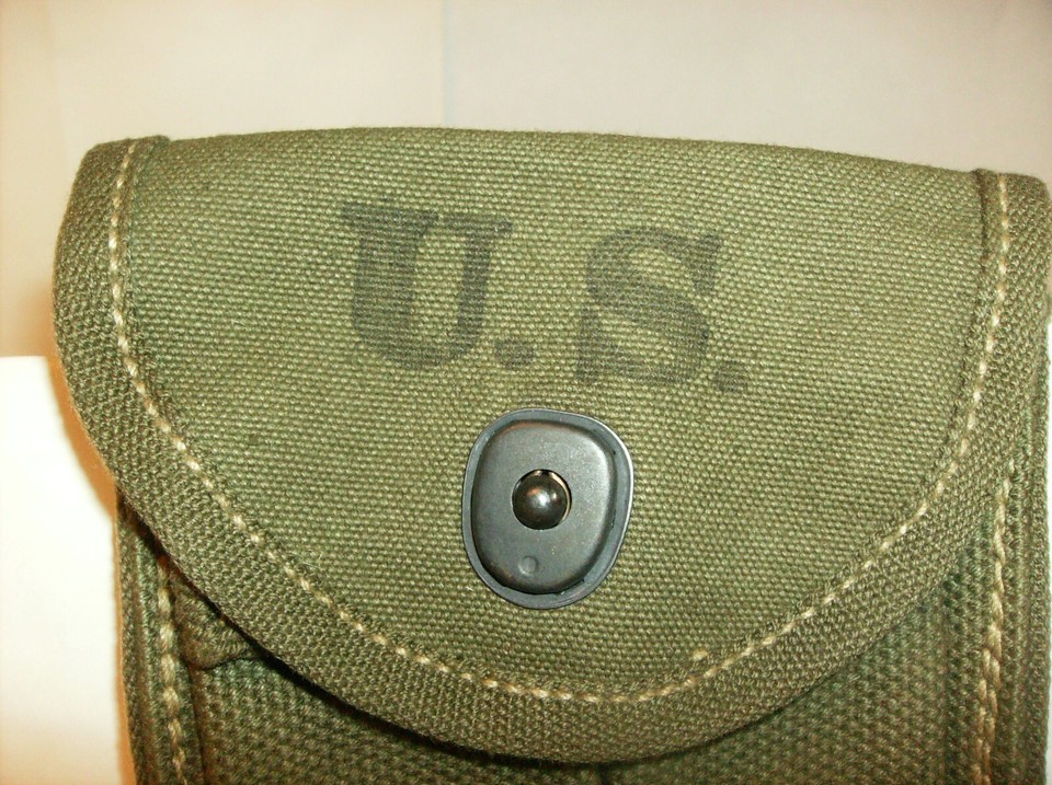Original USGI WWII M1 Carbine Magazine Pocket Stock Pouch FROM ORIGINAL ...