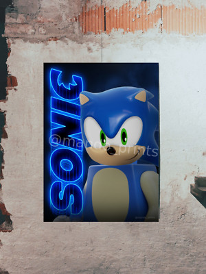LEGO Sonic Movie Poster - Custom Print - A2 Size | eBay Australia
