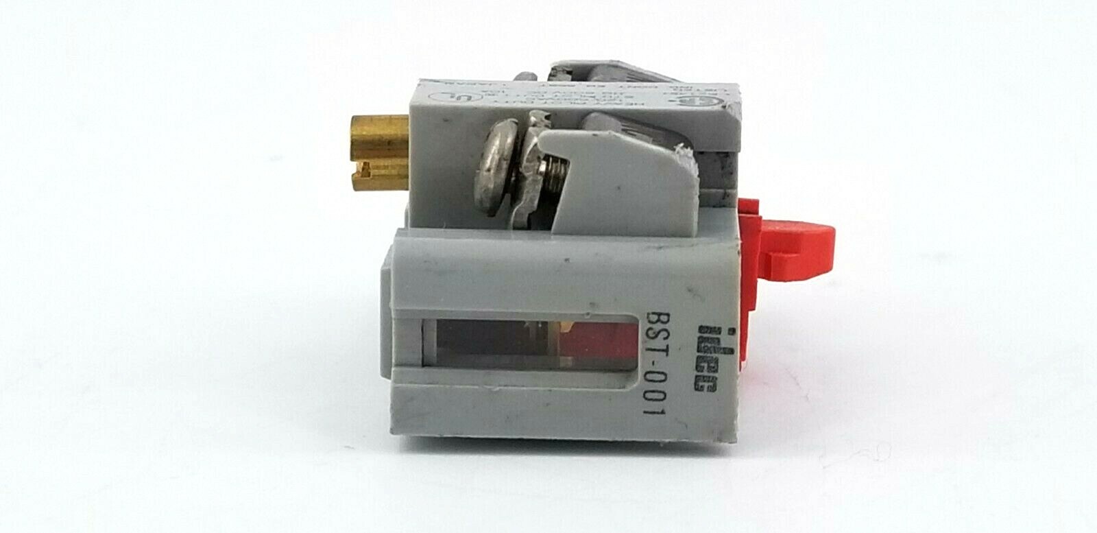 Idec, BST-001 / BST001, Heavy Pilot Duty Contact Block, 1 N/C, 10Amp ...