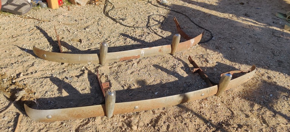 1940 1941 Willys Coupe Front & Rear Bumpers Complete | eBay