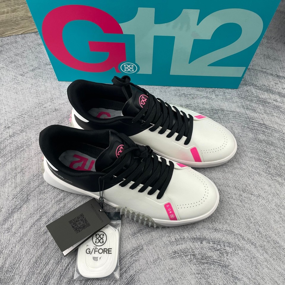 G/FORE G.112 Men's Golf Sneakers Golf Shoes Snow/Onyx GMF000025 Size US ...