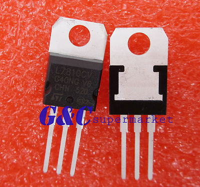 10PCS New L7810CV L7810 LM7810 ST TO-220 Voltage Regulator 10V 1.5A | eBay