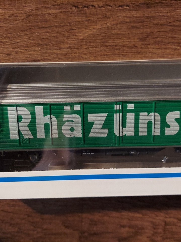 MARKLIN HO Box Car RHAZUNSER PASSUGGER Freight Car 48341 SBB CFF Ltd Ed ...