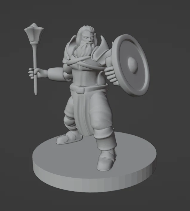 Dwarf Cleric Mace