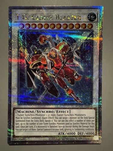 YUGIOH T.G. GLAIVE BLASTER ASIA ENGLISH EDITION AGOV-AE036 25TH FOIL ...