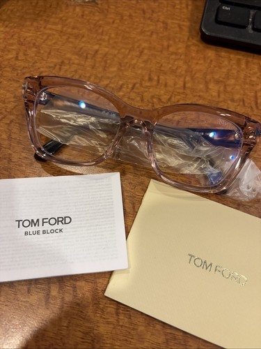 Tom Ford Eyeglasses TF5909–B 072 53mm Pink Flawless Authentic Blue ...