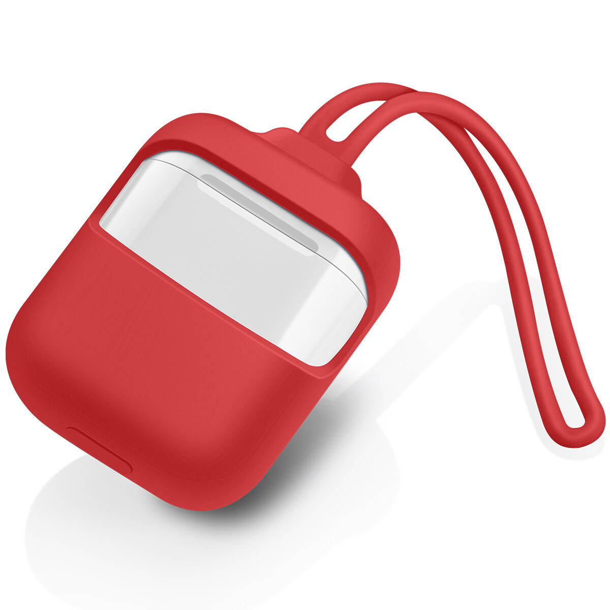 Strap Holder & Silicone Case Cover For Apple Airpod Air Pod Airpods 1/2 ...