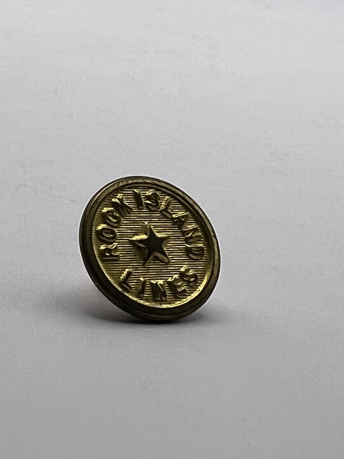 Rock Island Lines Railroad Uniform Buttons Made by Waterbury Button Co ...