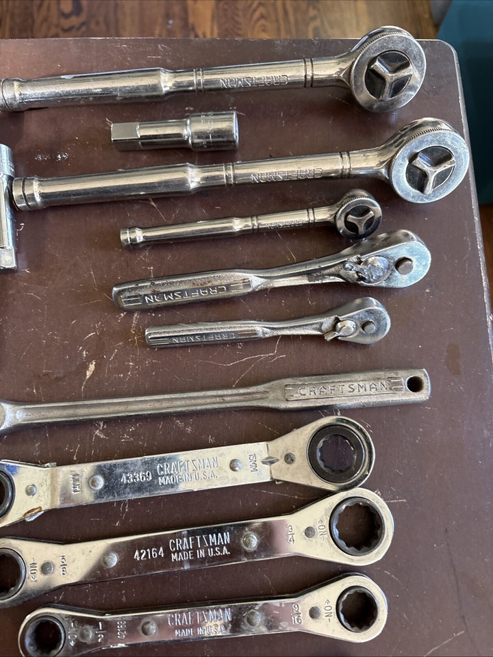 LOT OF (13) VINTAGE CRAFTSMAN TOOLS MADE IN USA IN GOOD CONDITION | eBay