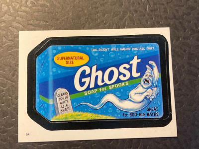 Wacky Packages Ghost Soap Vtg Topps 1986 Album Sticker Parody Trading ...