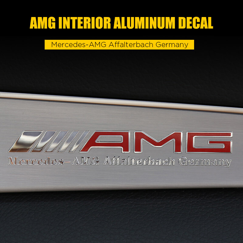 AMG Edition Interior Emblem Aluminum 3D Decal Sticker Badge Decorate ...