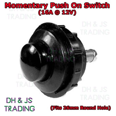 Heavy Duty Momentary Push On Button Start Switch 16a 12v Vandal ...