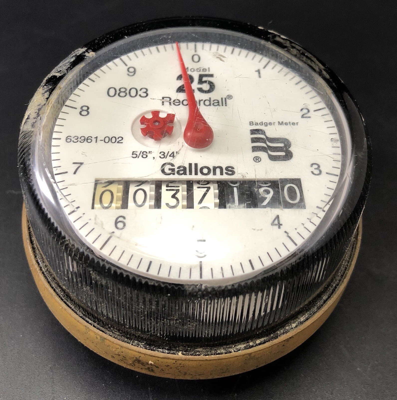 Mechanical Water Meter US Gallon - Used, brands Recordall, Badger ...
