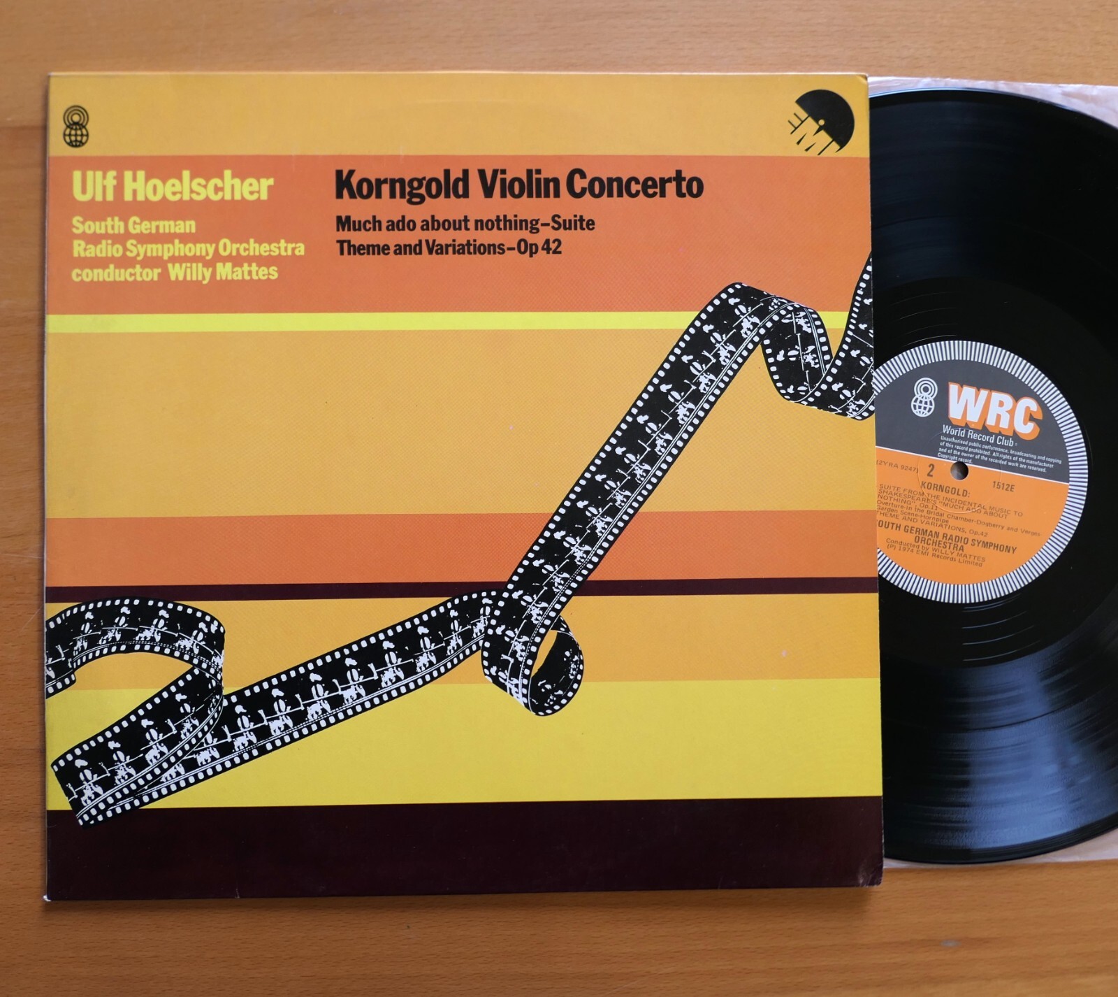 Korngold Violin Concerto Ulf Hoelscher Willy Mattes 1976 EMI Stereo ...