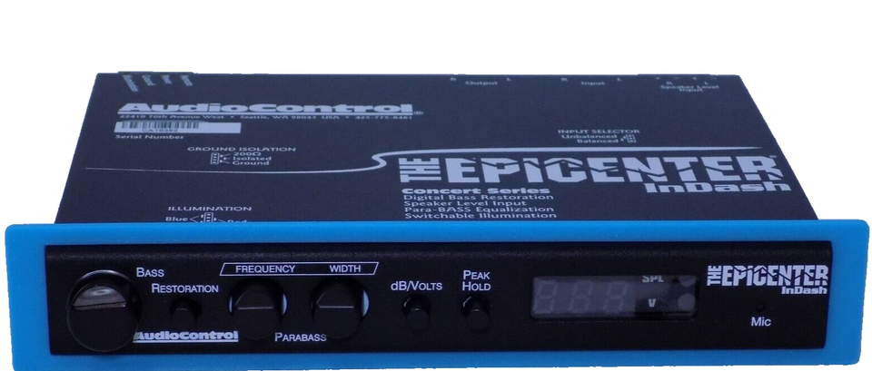 BEZEL BEAUTY TRIM RING FITS AudioControl Indash Epicenter Three.2 EQ ...