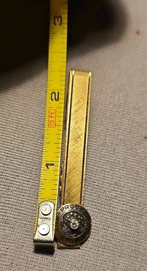 PROCTOR AND GAMBLE 38 Years Service 10k Gold Circle Gold Filled Tie ...