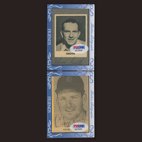 Johnny Groth George Kell Auto 2016 Historic Autographs Friends N Foes ...