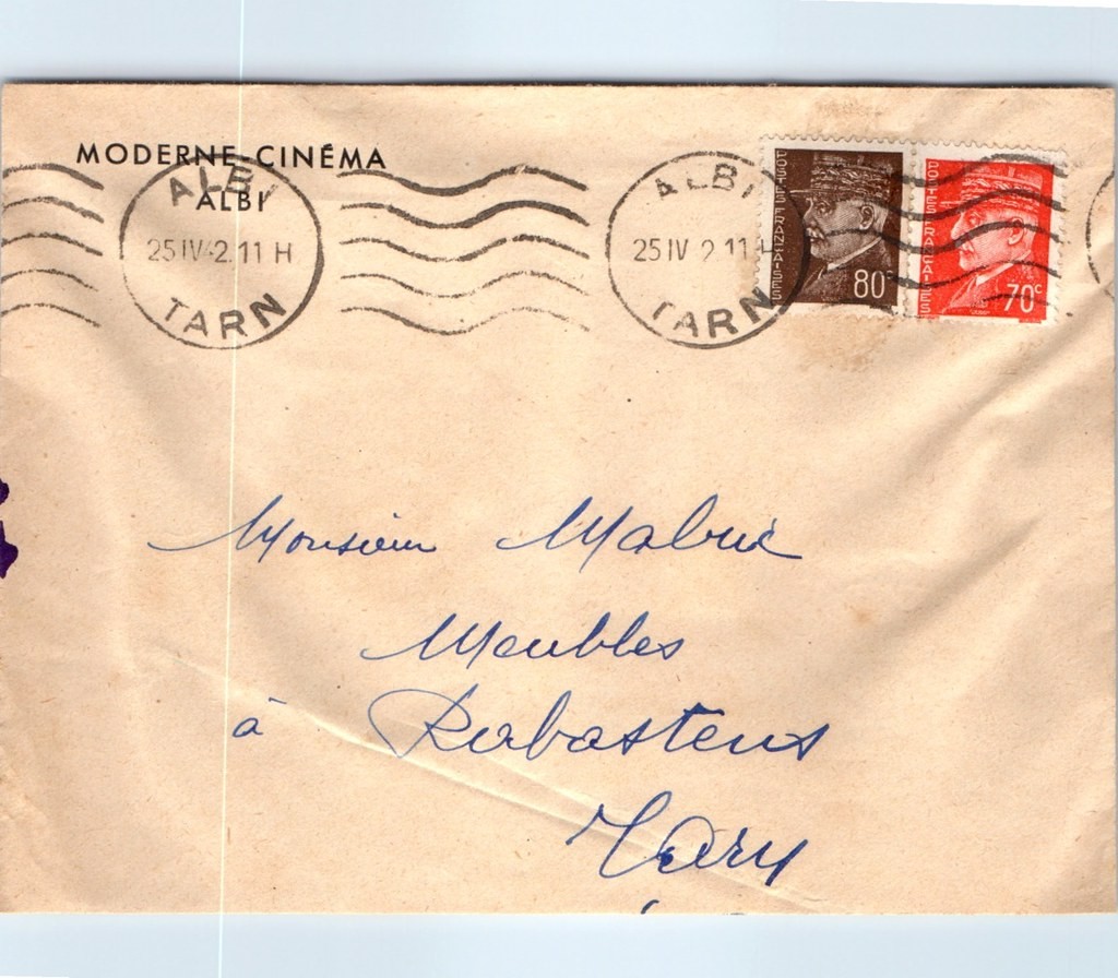 Marcophilie - Timbre(s) sur Lettre publicitaire cf cliche [MZ525] | eBay