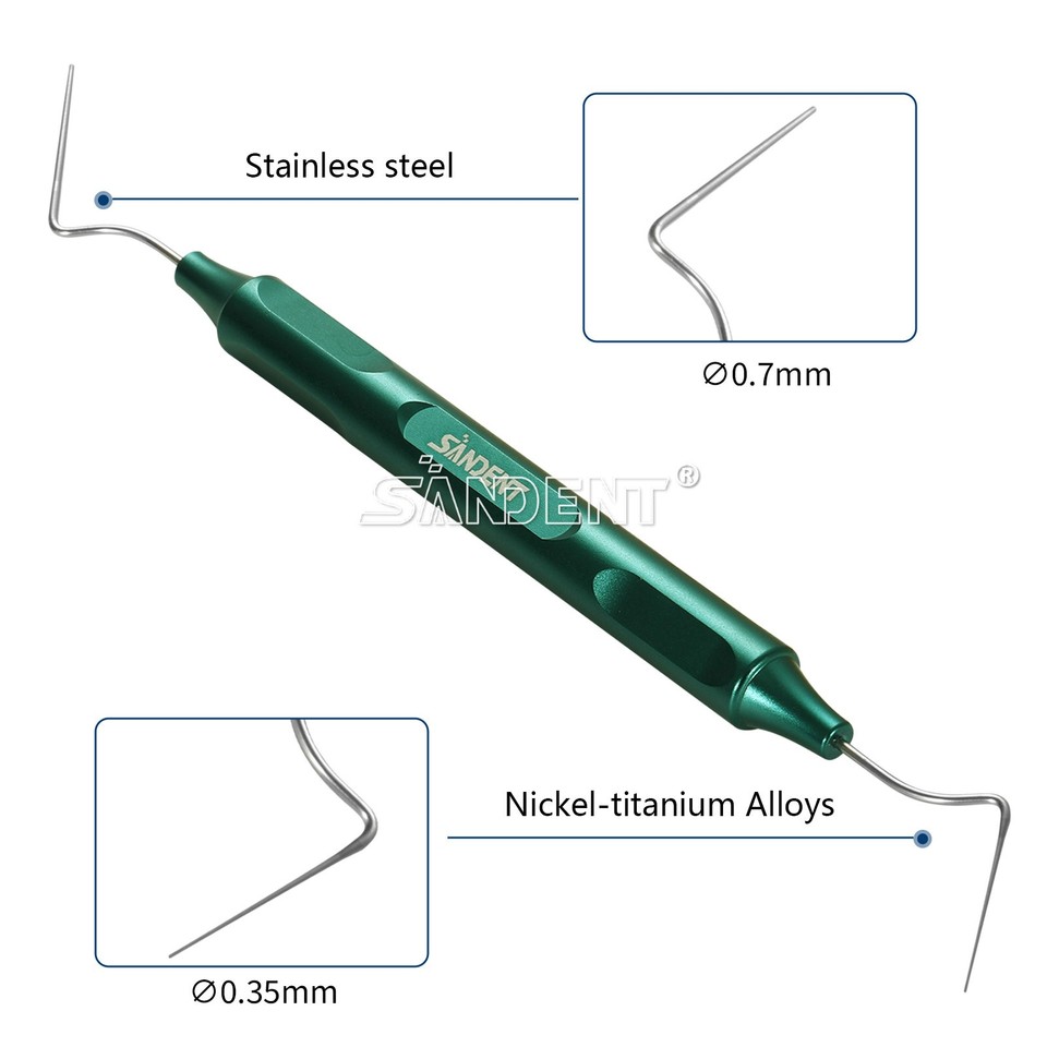 Dental Oral Endo Condenser Gutta Percha Filler Tips Hand Plugger NITI ...