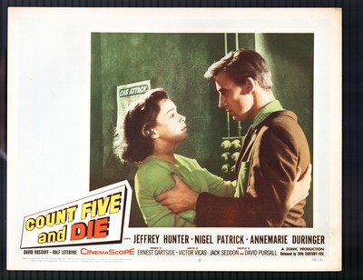 Count Five and Die 11x14 Lobby Card #7 Jeffrey Hunter Annemarie ...