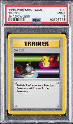 1999 POKEMON BASE SET SHADOWLESS #95 SWITCH PSA 9 | eBay