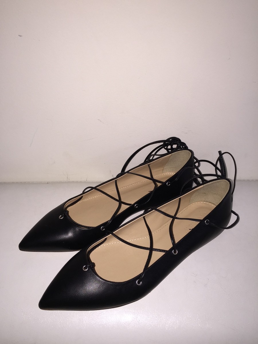 Black Lace Up Ballet Slippers Zorina Lace Up Platform Ballet Shoes