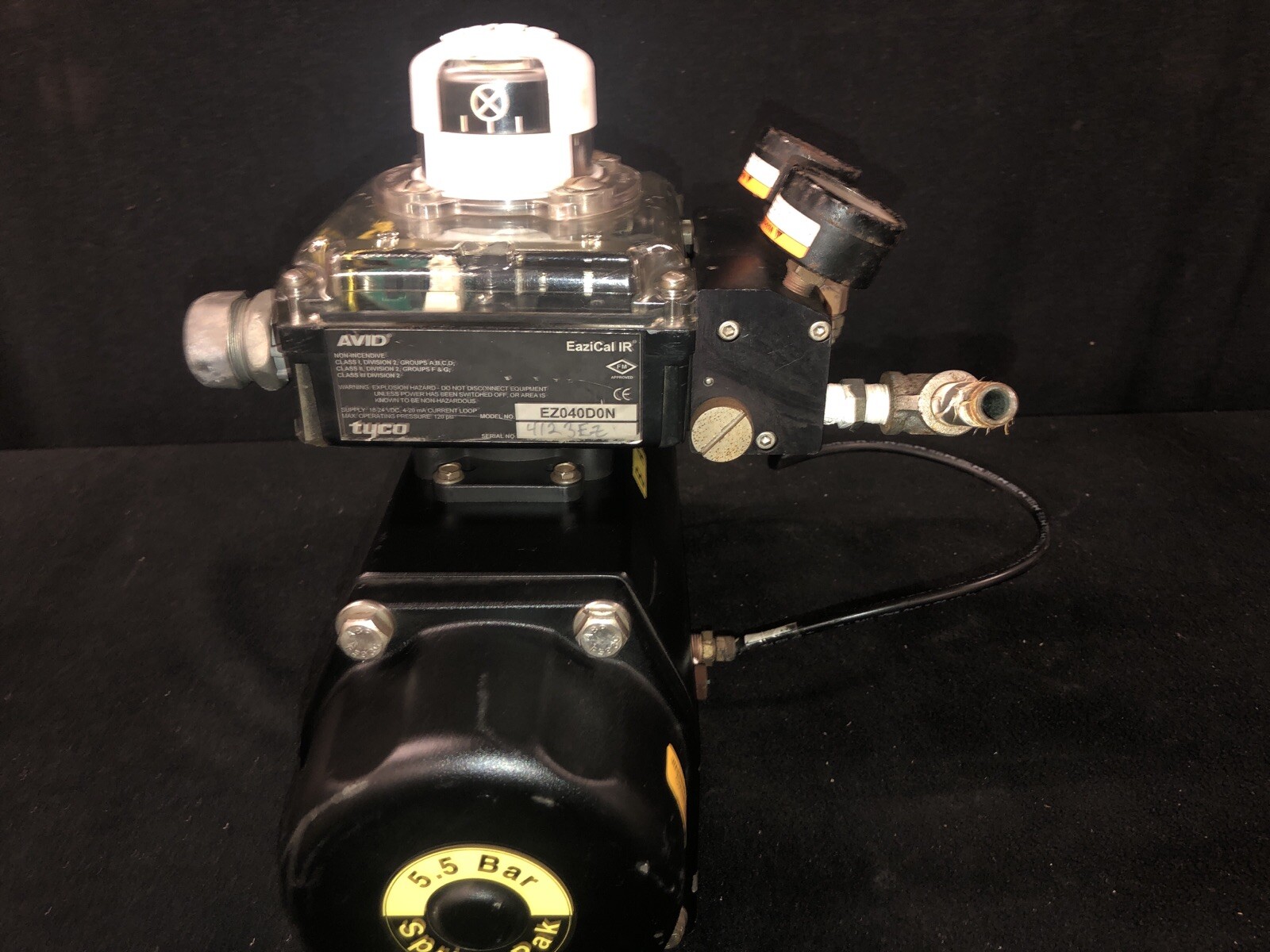 Tyco KEYSTONE 221-952-024-79U-003 Pneumatic Actuator & Avid EZ040D0N ...