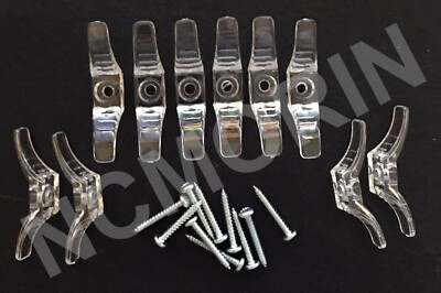 Qty. 10 Cord Cleats Clear with Screws. for Window Blind Shade string | eBay