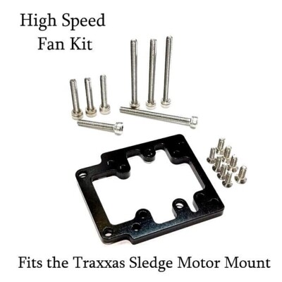 RCP Xtreme Cool Motor Fan Mount Fits Traxxas Sledge | eBay