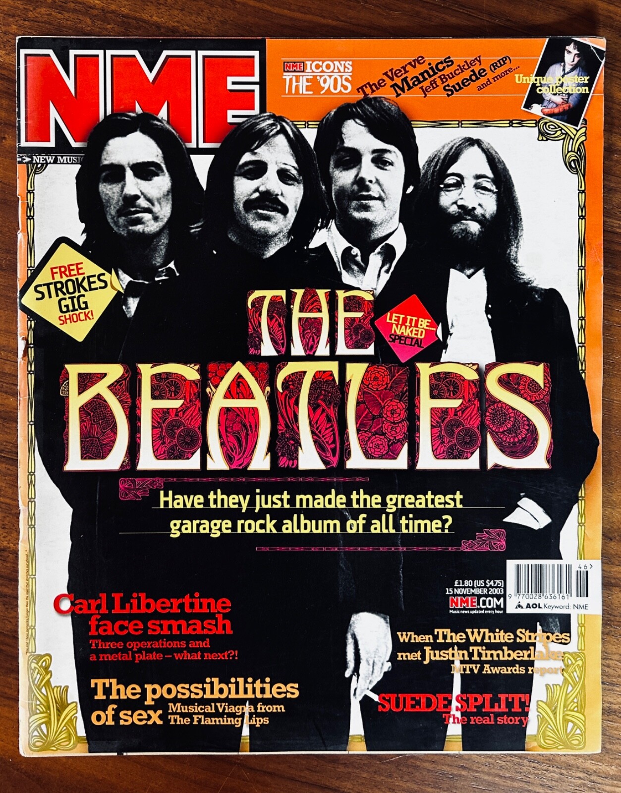 THE BEATLES NME MUSIC MAGAZINE 2003 Let It Be Naked Special Edition | eBay
