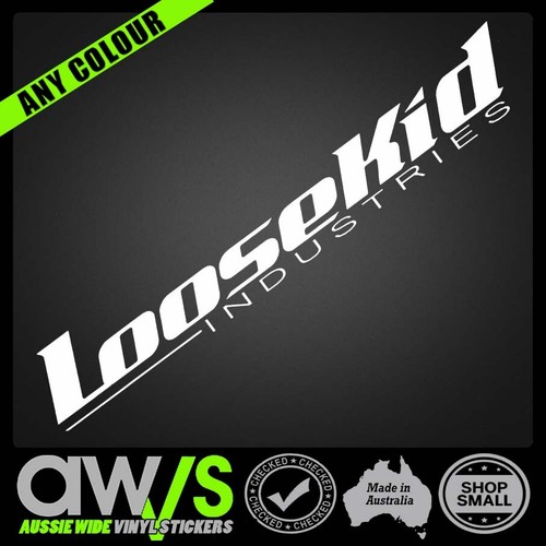 Loosekid Industries Sticker Decal Banner LKI For Motocross Car Ute 4x4 ...