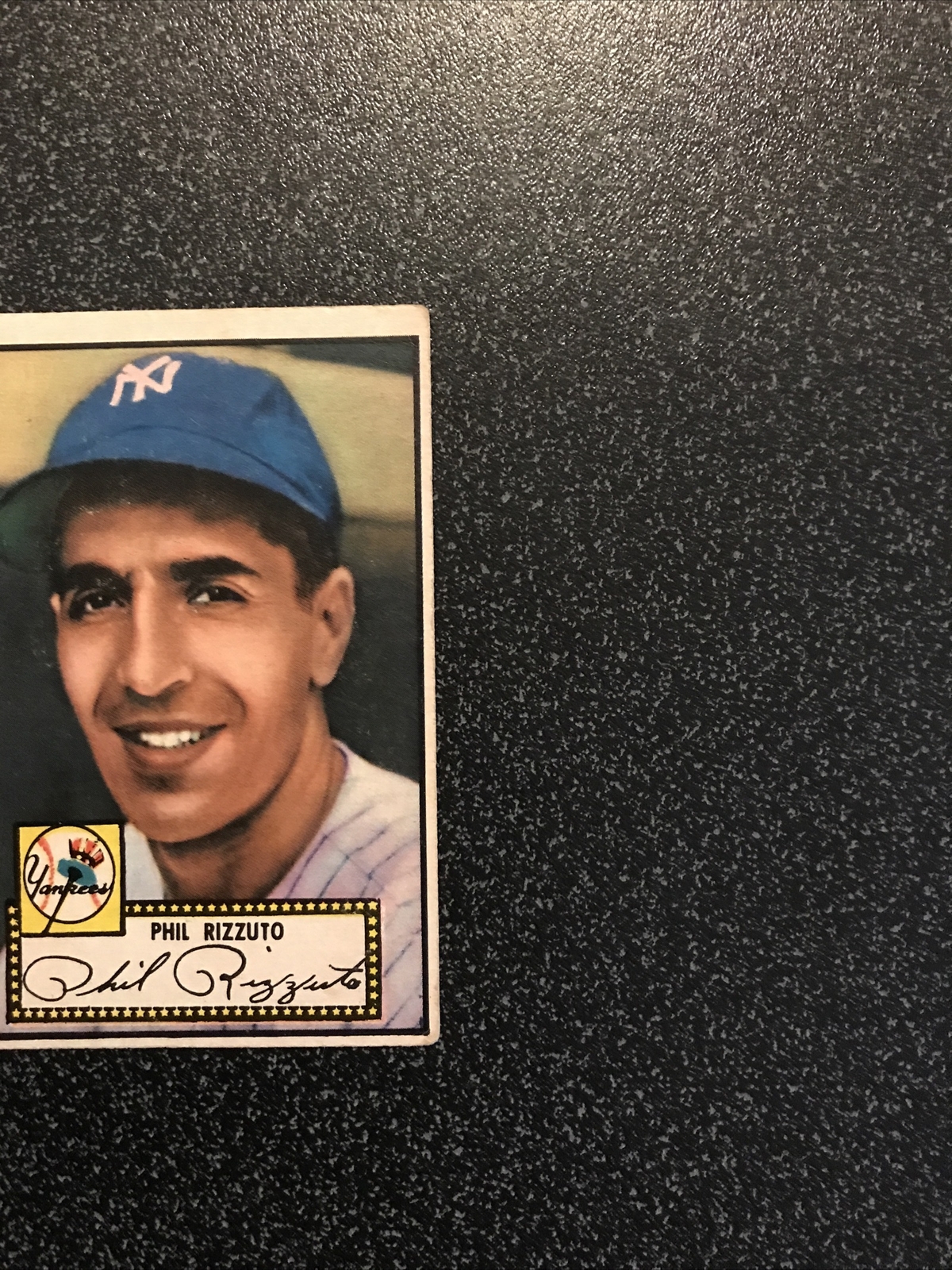 PHIL RIZZUTO 1952 Topps Baseball BLACK BACK CARD#11 NEW YORK YANKEES | eBay