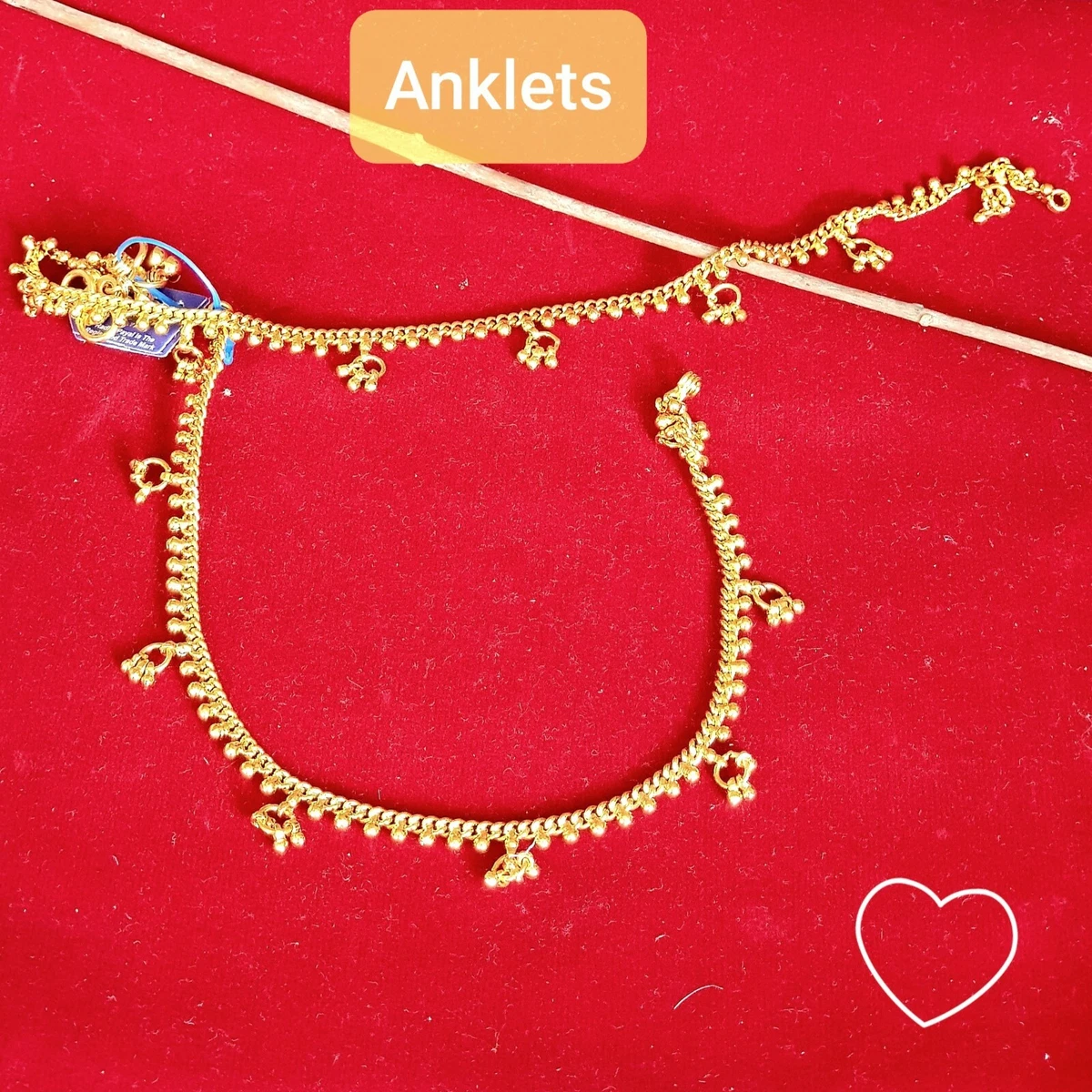 Traditional Gold Anklets Designs