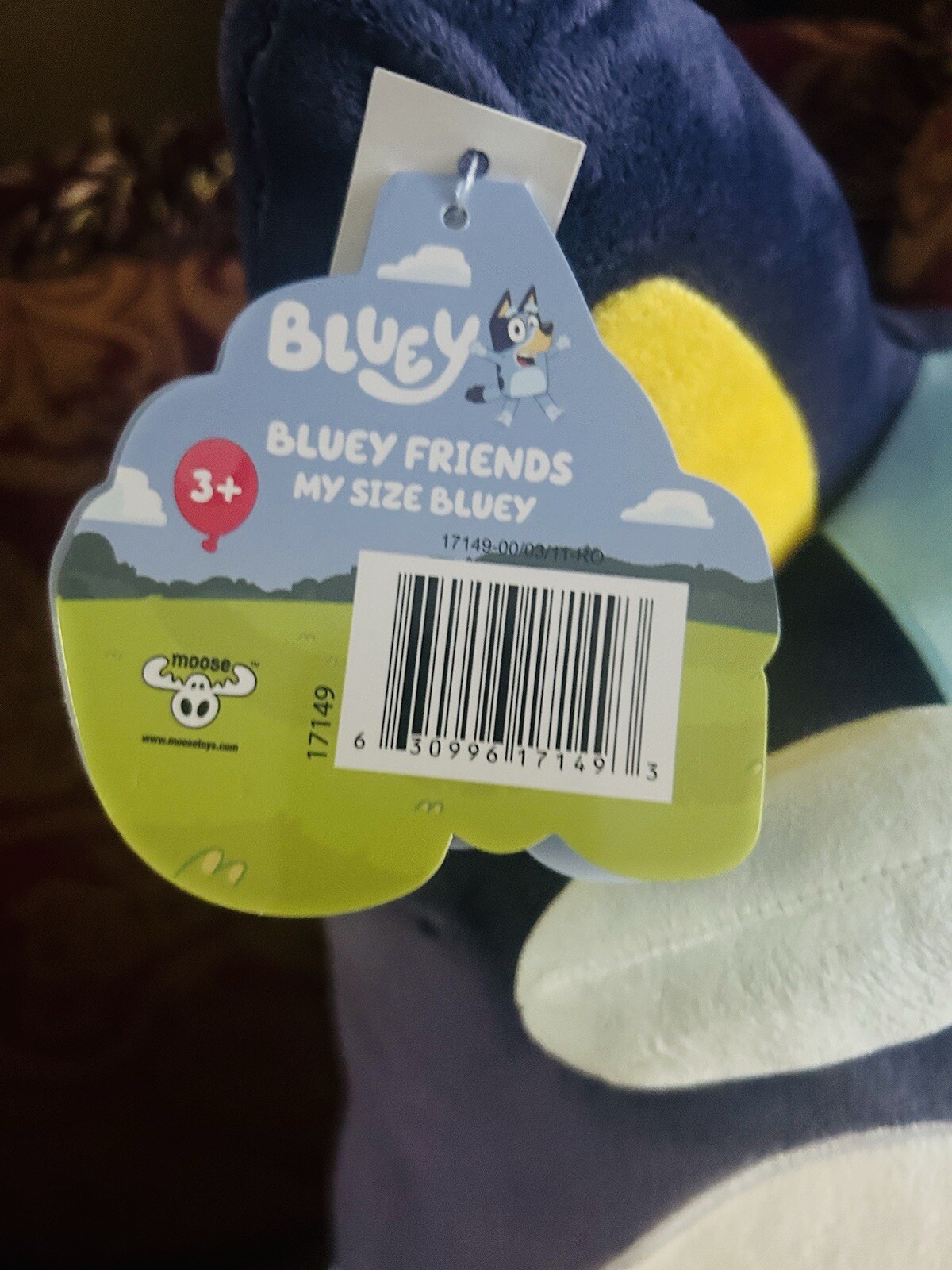 Huge My Size Giant Bluey 32 Plush 630996171493 | eBay