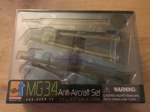 1:6 WWII German DML/Dragon Models MG-34 Anti-Aircraft Set - Late War ...
