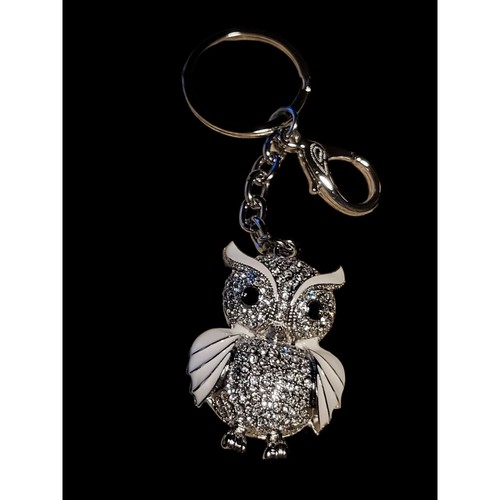 Killarney Crystal Enamel Owl Keychain New | eBay