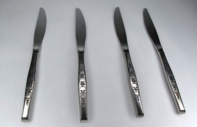 Excellent Wm A Rogers Premier Oneida SPANADA Stainless 4 Knives Retired ...