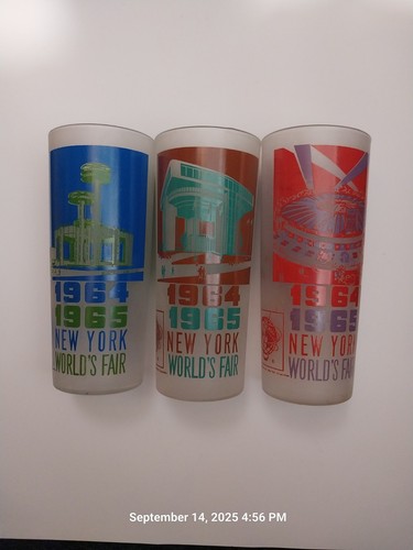 1964 new york worlds fair glass | eBay