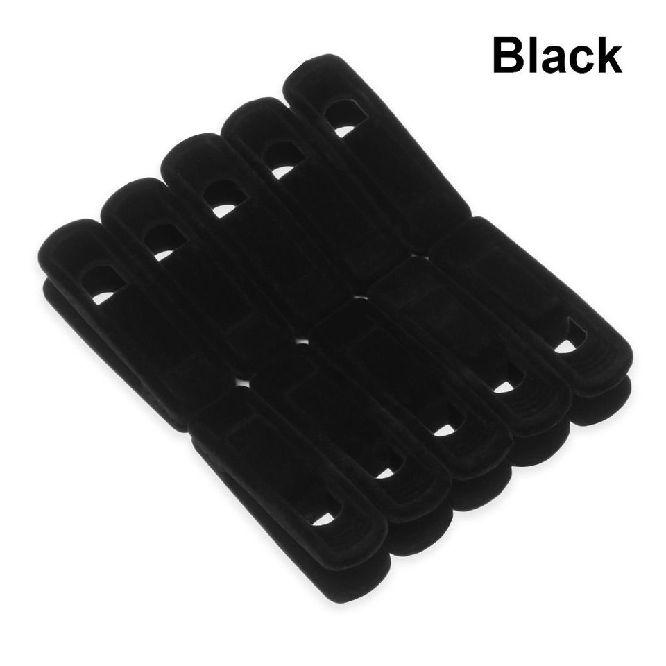 Bathroom Non-slip Coat Holder Velvet Hangers Clips Hanging Hooks Dress ...