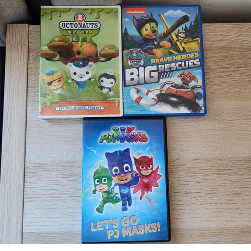 Kids Animated TV Show DVD Lot PJ Masks Paw Patrol Rescues Octonauts ...