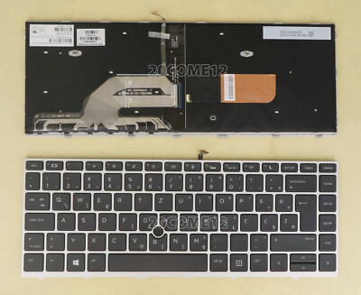 New for HP ProBook 640 g4 645 g4 Keyboard Backlit pointer Croatian ...