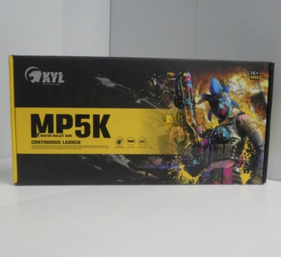 MP5K Electric Soft Gel Water Bullet Gun Toy Rifle Blue New | eBay