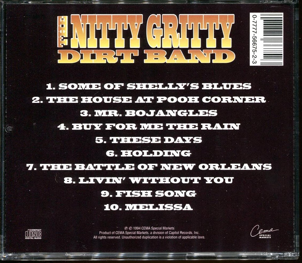 CD The Nitty Gritty Dirt Band - The Nitty Gritty Dirt Band | eBay