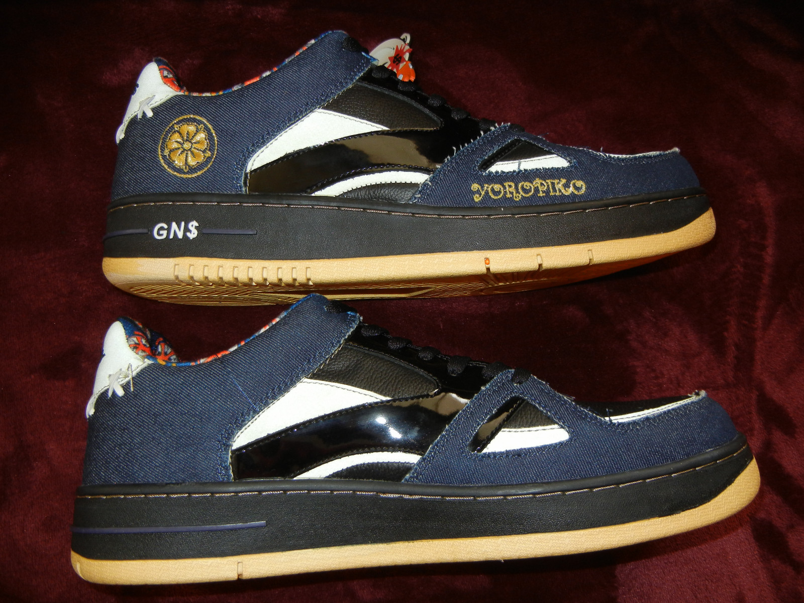 Greedy Genius #TheRootOfAllEvil denim shoes size 15 #YOROPIKO sneakers ...