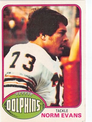 1976 Topps #492 Norm Evans EX/EXMT p2s-37508 | eBay