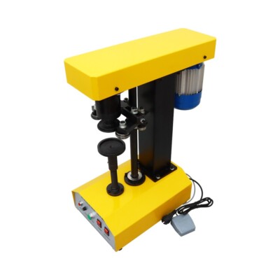 110V 85mm Dia Semi-Automatic Can Sealer Machine Electric Tin Can Sealer ...