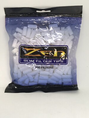 ZEN Slim Filter Tips - 3 sealed Bags - Resealable 200 Bag RYO | eBay