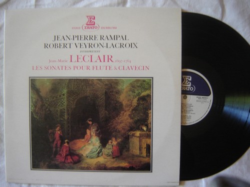 J.M Leclair: sonates pour flute et clavacin- J. Rampal - R. Veyron ...