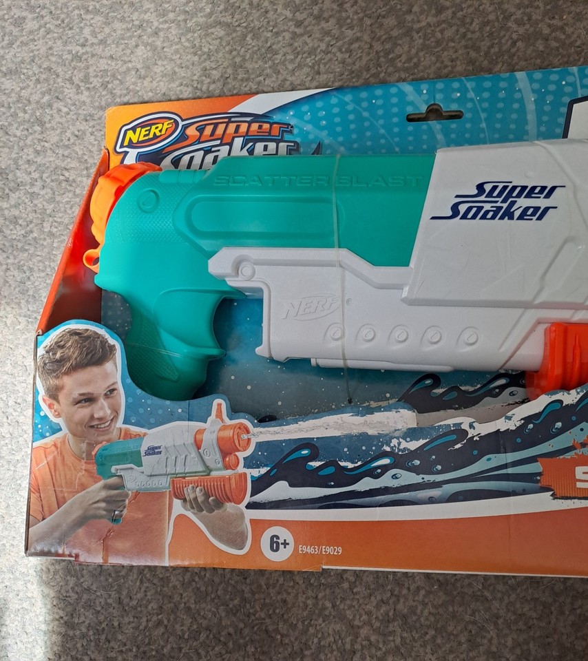 Nerf Super Soaker Scatter Blast Gun Water Pistol Toy Play Summer Garden ...