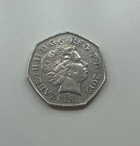 Extremely Rare 2012 Royal Mint, Royal Shield of Arms 50p Fifty Pence ...